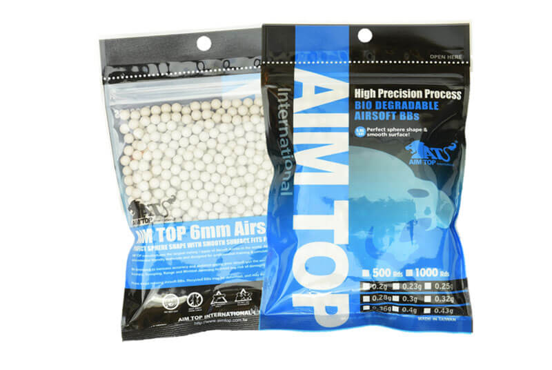 Biodegradable BBs 500rds - AIM TOP INTERNATIONAL Corp.